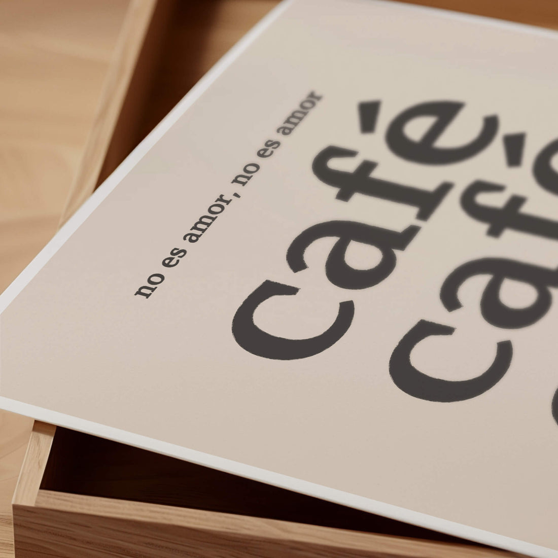 Café café café! Póster. – Charuca